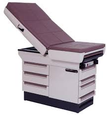 Exam table red color