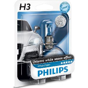 Ampoule philips lampe white vision h3 12336 12v 55w pk22s