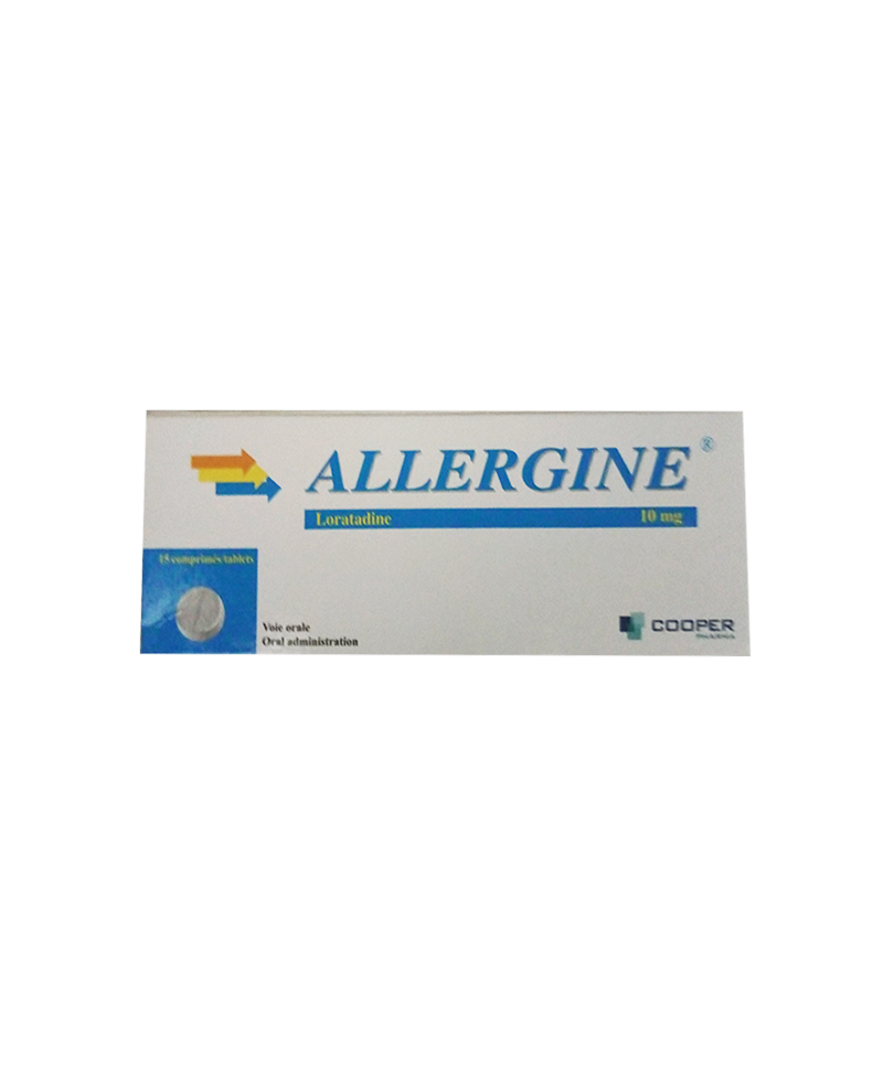 ALLERGINE 10mg boite de 15 comprime